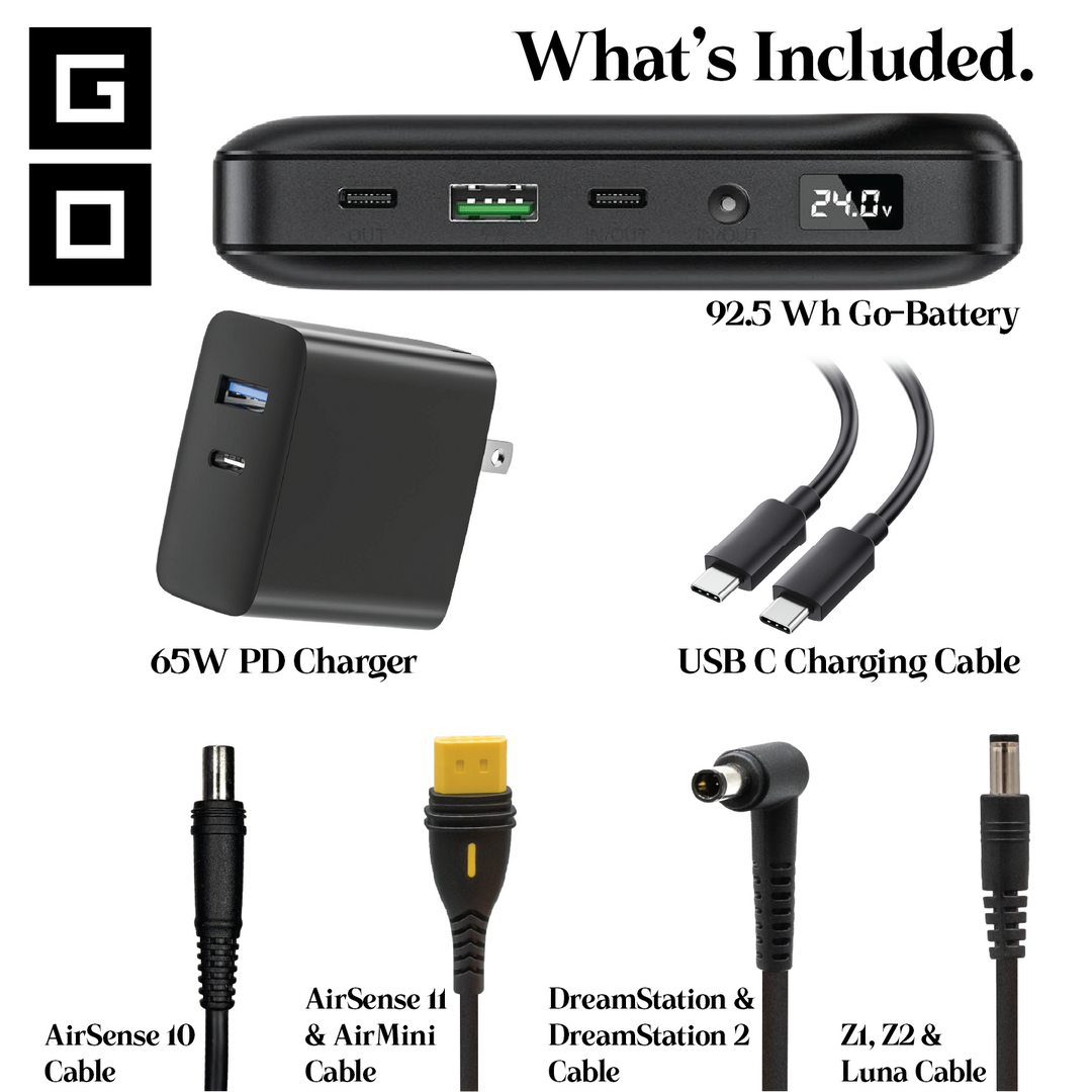 Go-Battery Universal CPAP Battery – CPAP Extras